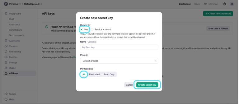 從零開始申請 OpenAI API Key | 操作教學 - Labs of Botsnova